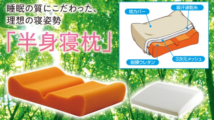 睡眠の質を高める新しい寝姿勢、半身寝のための半身寝枕｜マクアケ - アタラシイものや体験の応援購入サービス