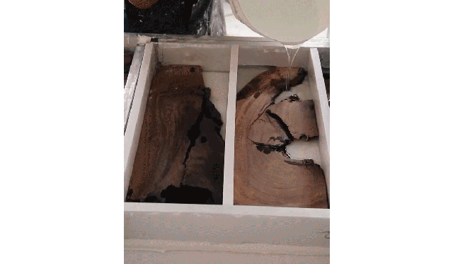 流れる川をモチーフにしたデザインの樹脂プレート，食事やデザートを格上げ｜マクアケ - アタラシイものや体験の応援購入サービス