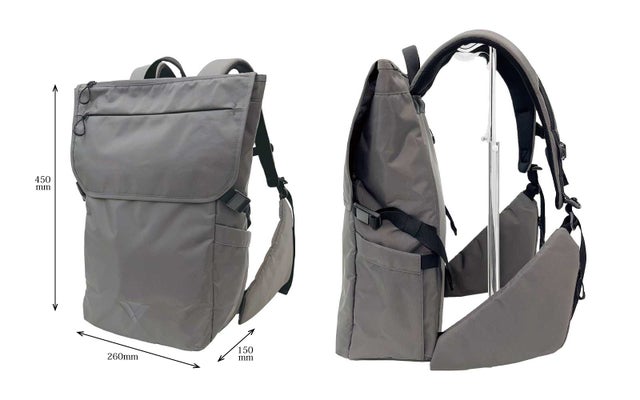 背負ったまま楽々出し入れ。機能 スタイルにこだわる《WINGSACK2》｜マクアケ - アタラシイものや体験の応援購入サービス
