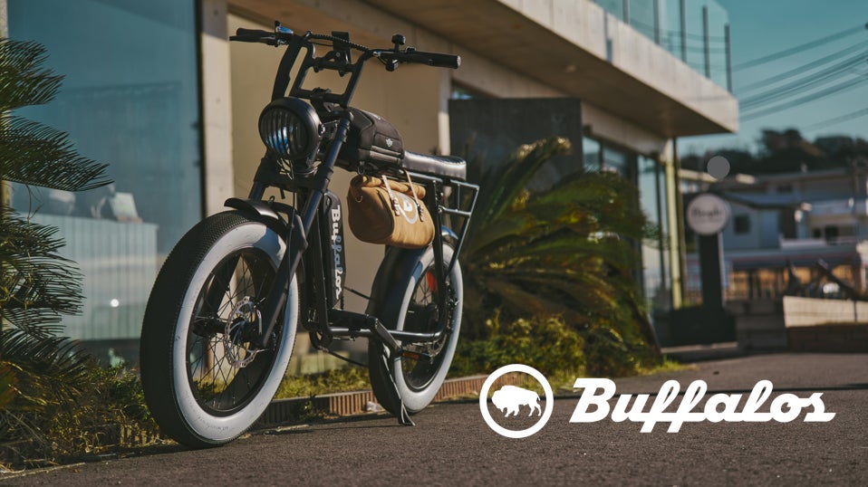 圧倒的なボディデザイン 帆布バッグ付のビンテージな電動自転車| Buffalos｜マクアケ - アタラシイものや体験の応援購入サービス