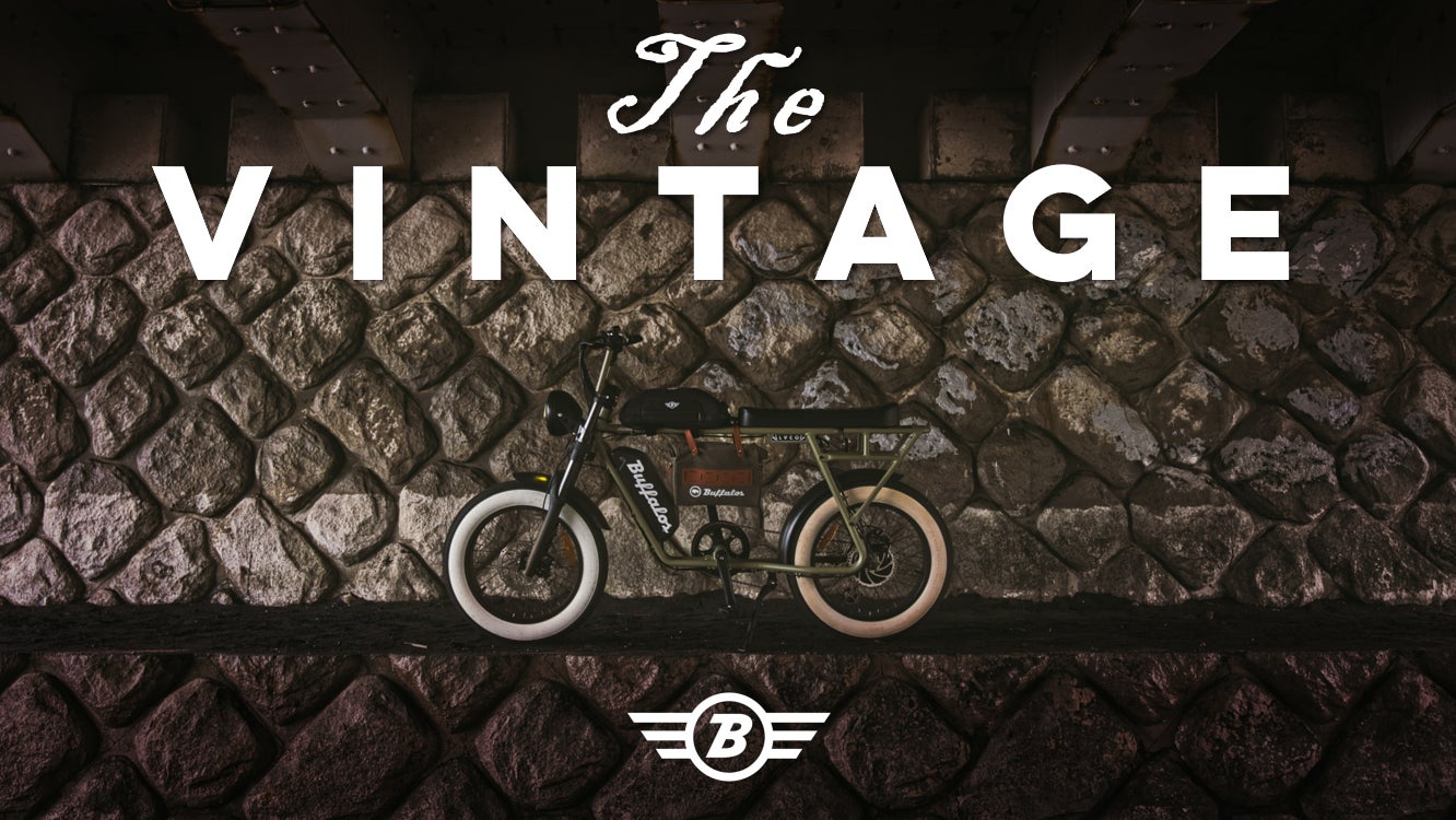 圧倒的なボディデザイン 帆布バッグ付のビンテージな電動自転車| Buffalos｜マクアケ - アタラシイものや体験の応援購入サービス