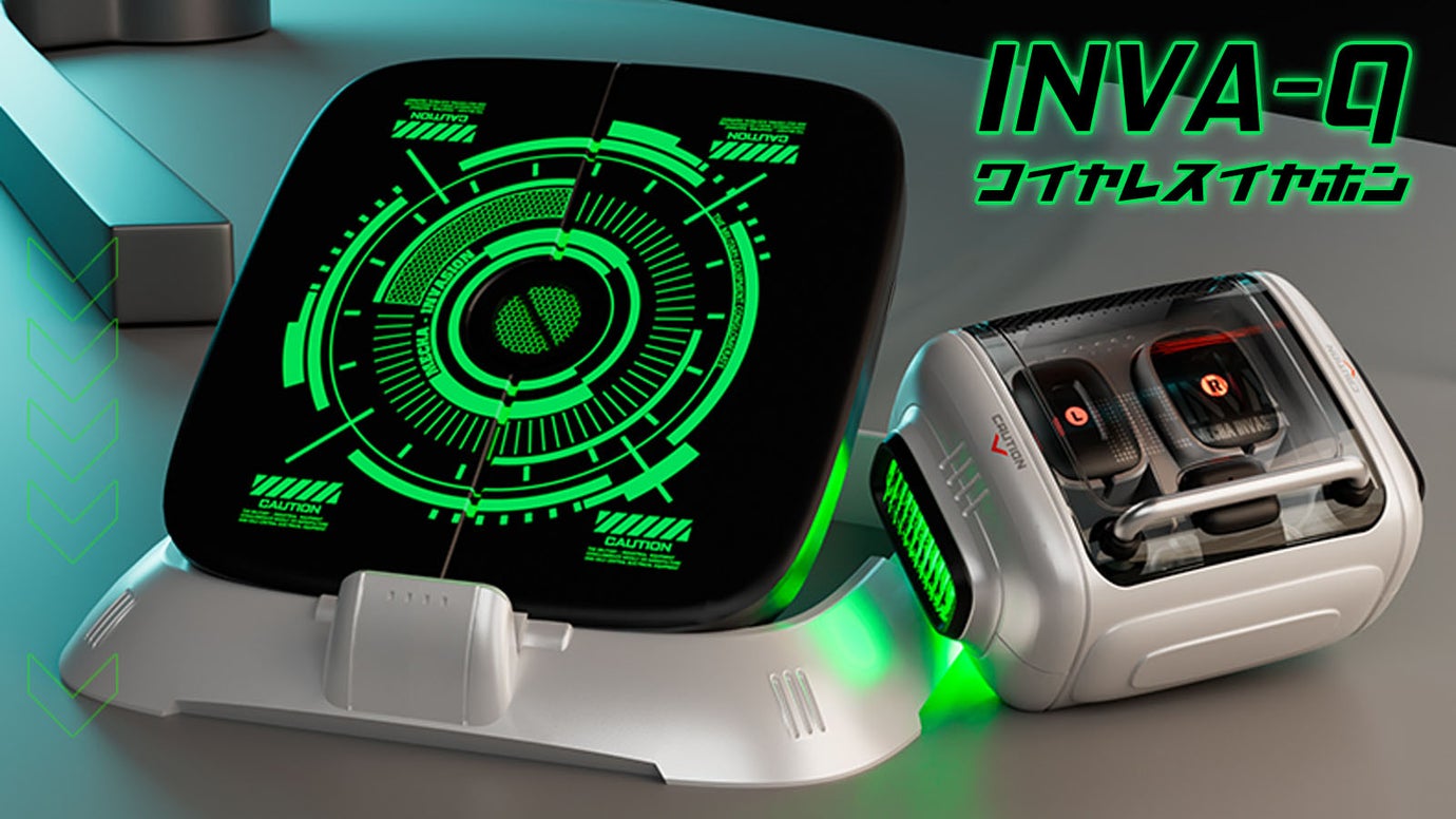 近未来感のあるデザインと機能性「INVA-Q」スペースカプセル型ワイヤレスイヤホ｜マクアケ - アタラシイものや体験の応援購入サービス
