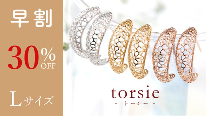 【早割30％off】K18ピアス（L）torsieトーシーを応援購入する｜Makuake（マクアケ）