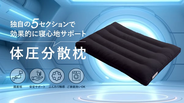 寝心地革命！人間工学に基づく首肩サポート「極薄3cm睡眠枕」DreamCat's｜マクアケ - アタラシイものや体験の応援購入サービス