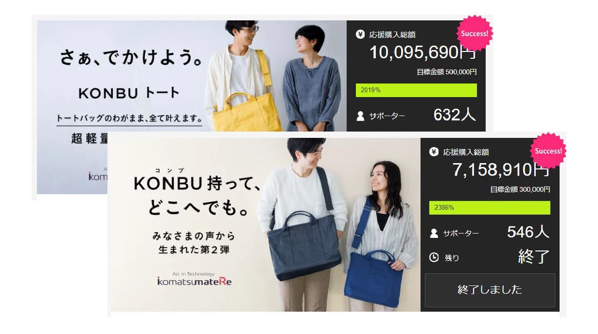 ミニが毎日を、軽くする。雨・汚れが気にならない機能素材｜KONBUトートバッグ｜マクアケ - アタラシイものや体験の応援購入サービス