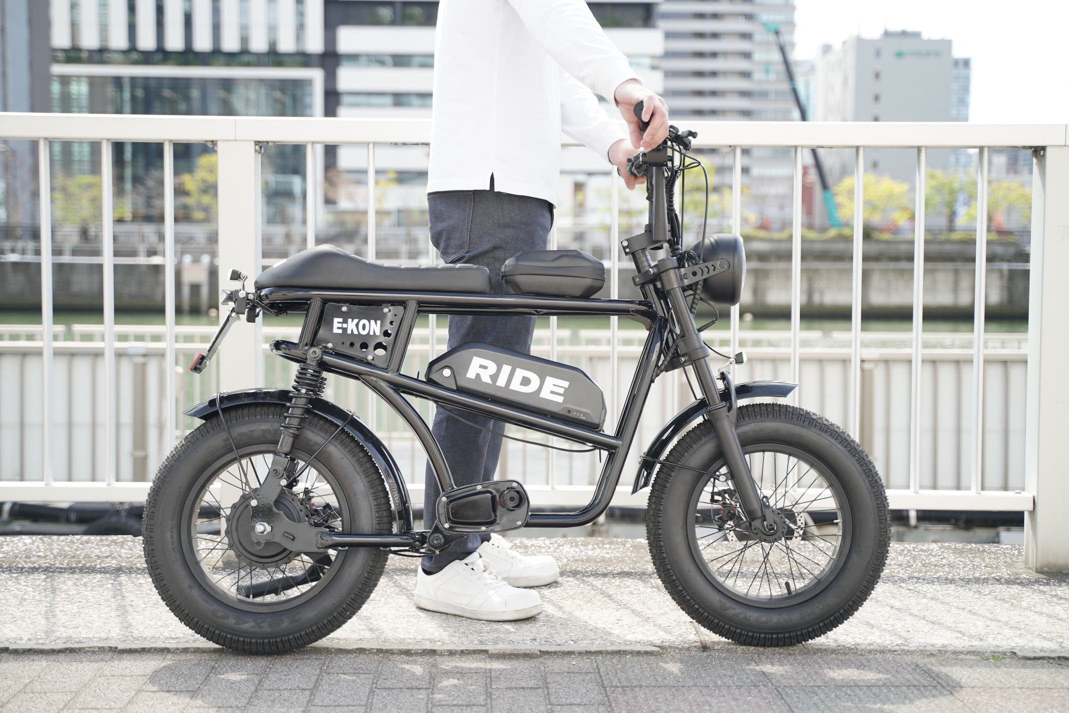 【免許不要】日本人の体格に合わせて開発されたこがない自転車E-KON RIDE｜マクアケ - アタラシイものや体験の応援購入サービス